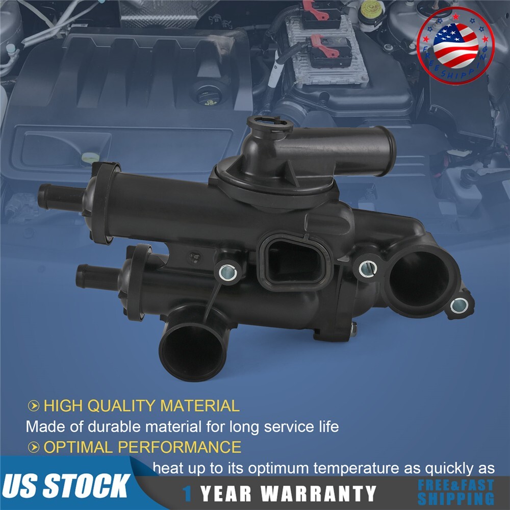 NEW Thermostat Housing For 2.4L Jeep Patriot Chrysler 200 Dodge Avenger ...