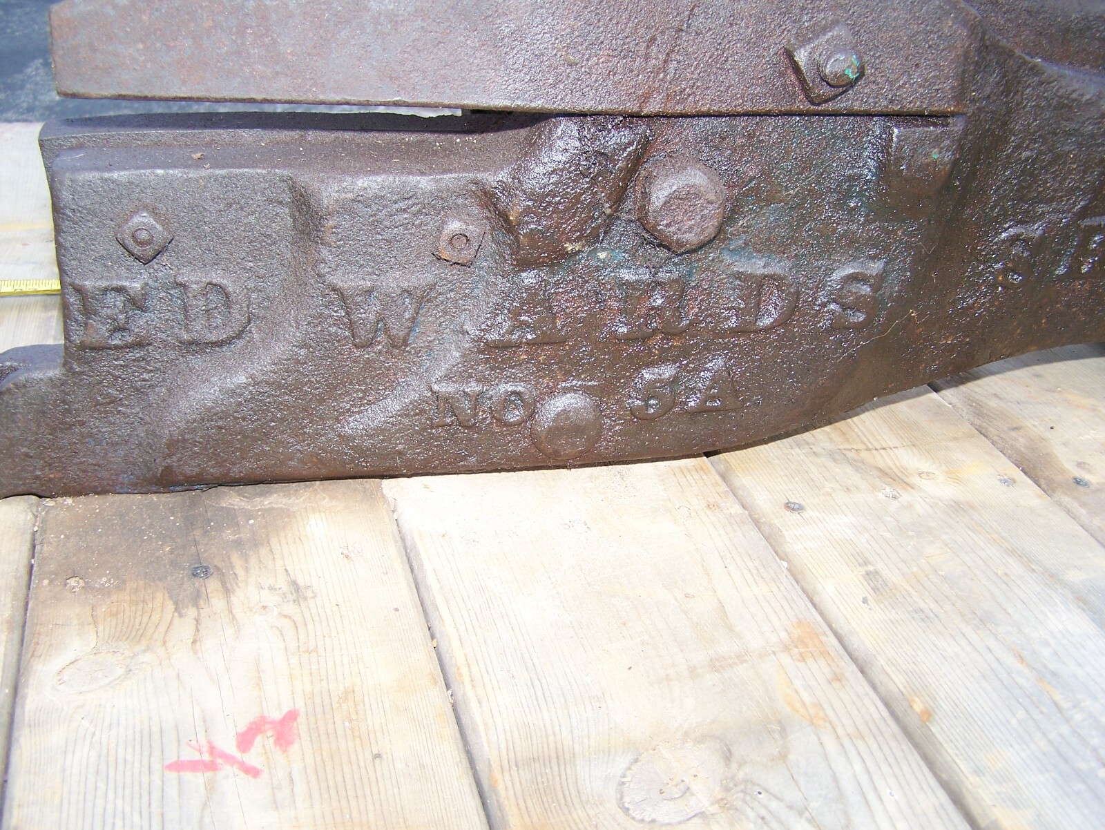 EDWARDS #5 Alligator Metal Shear Blacksmith Tool Farm Primitive Hit ...