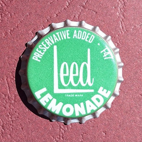 Rare 1970s LEED LEMONADE Bottle Cap (Port Pirie, SA) Crown Cork Top ...