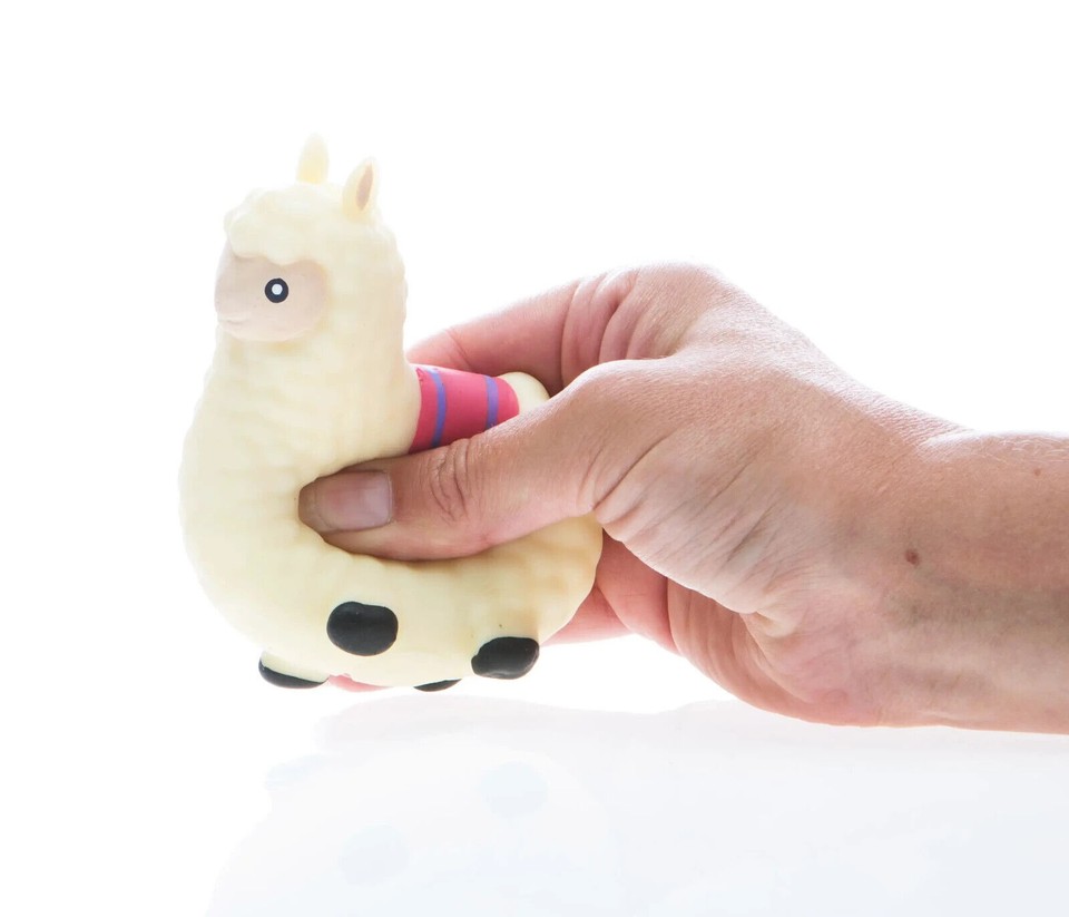 LLAMA Squishy Fidget Stress Squish Toy ~ " When Spit Happens give a ...