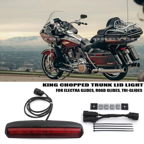 For Harley CVO Tri Glide FLHTCUTGSE 20-23 Motorcycle Rear Trunk Lid LED ...