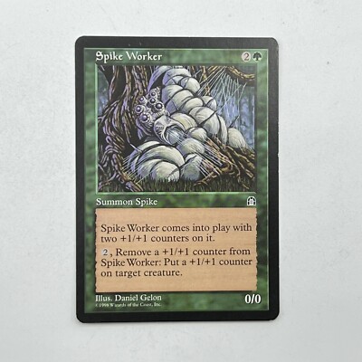Magic The Gathering MTG Spike Worker - Stronghold - EX Authentic ...