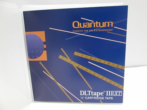 NEW QUANTUM DLT TAPE III XLT BLANK MEDIA IN CASE W/SERIAL NUMBER ...