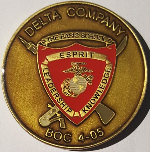 USMC Marine Corps Delta Company BOC 4-05 The Basic School Quantico ...