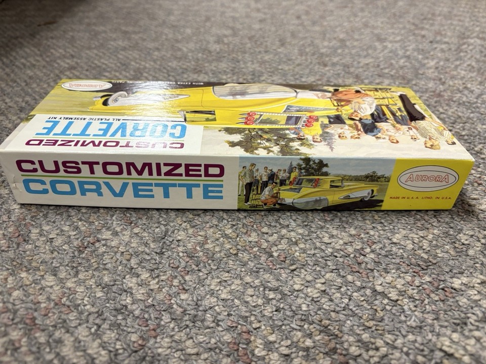+ Vintage Aurora 1963 Customed Corvette Plastic Model Kit No. 547 | eBay