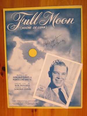 Full Moon Noche De Luna Curiel/Odette/Russell Ted Steele 1942 Sheet ...