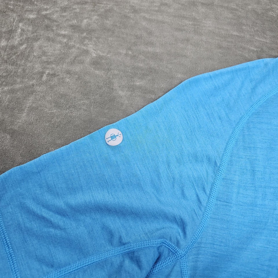 Smartwool Shirt Mens Medium Blue Merino Wool Active Short Sleeve ...