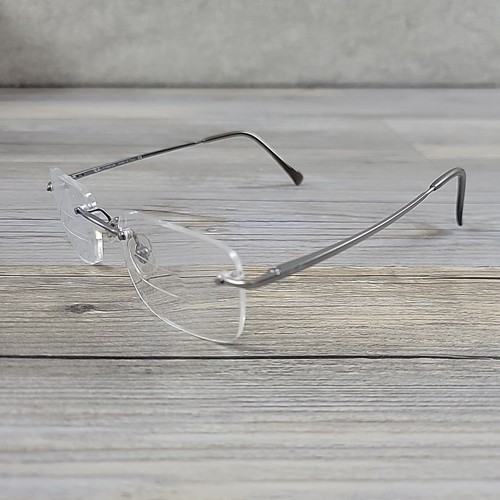 Ray-Ban Titanium RB8502 1003 Eyeglasses Rimless Frames Only 50-17-135 ...