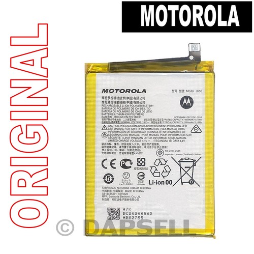 Motorola Batteria Originale Jk50 Ricambio Litio 5000mah Per Moto G ...