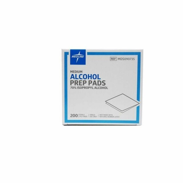 Medline Sterile Alcohol Prep Pads, Medium - 3000 Each/Case for sale ...