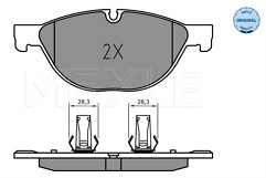Meyle 0252389518 Brake Pad Set for sale online | eBay