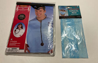Cosplay Halloween Stethoscope and Doctor Reflector Examinantion Kit ...