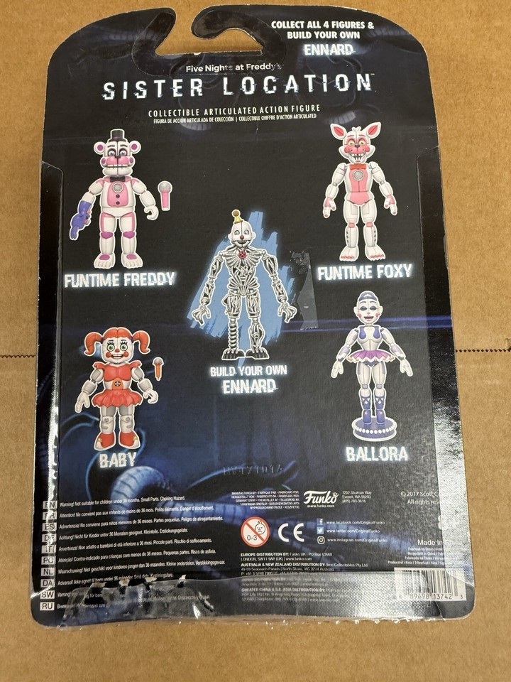 FNAF Funko Five Nights at Freddy's 5" FUNTIME FOXY ACTION FIGURE Sister ...