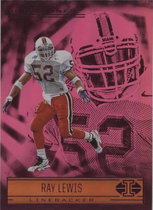2022 Panini Chronicles Draft Picks - Illusions Ray Lewis #13 Pink for ...
