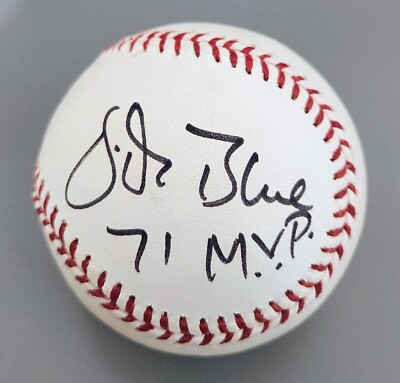 VIDA BLUE AUTOGRAPH SIGNED INSCRIBED BASEBALL 1971 MVP OAKLAND A'S | eBay