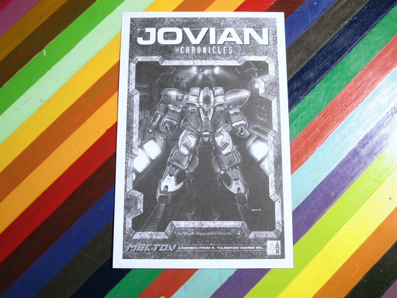 vtg RPG Wargame - Jovian Chronicles Ianus Publications flyer Mecha 12RP ...