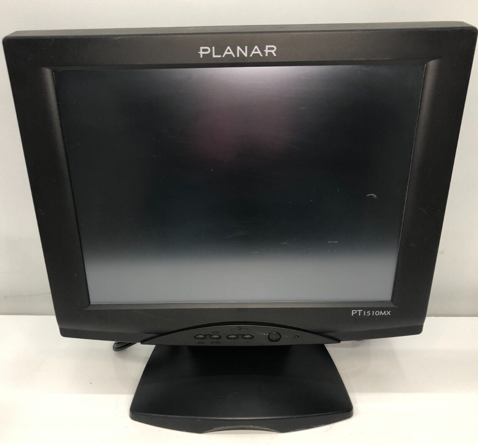 PLANAR SYSTEMS 15" 5-WIRE RESISTIVE TOUCH SCREEN MONITOR PT1510MX-BK | eBay
