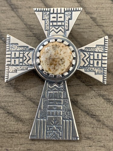 Carolyn Pollack Roderick Tenorio Jasper Cross Pendant | eBay