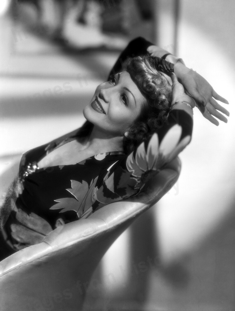 8x10 Print Claudette Colbert Beautiful Portrait by Stephen Walling ...