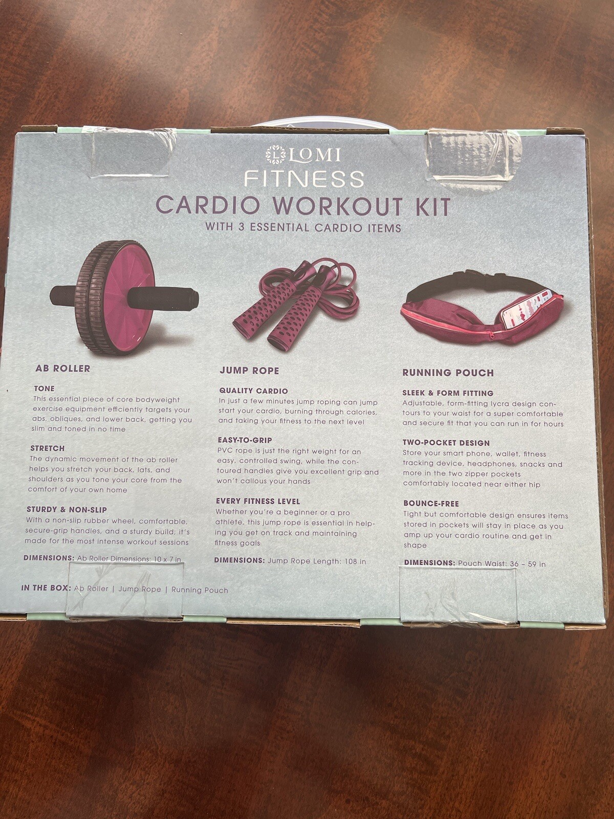 Lomi 3-in-1 Cardio Workout Kit - Ruby | eBay