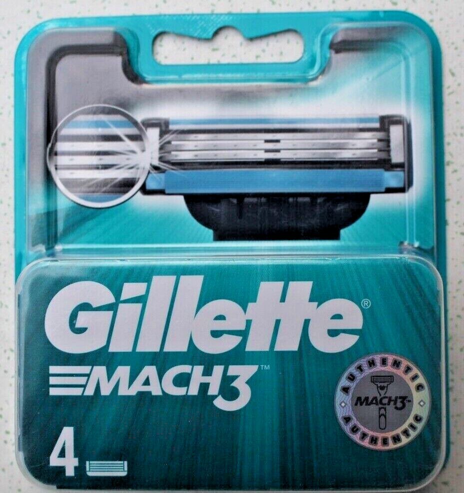 GILLETTE MACH 3 BLADES GENUINE UK STOCK | eBay UK