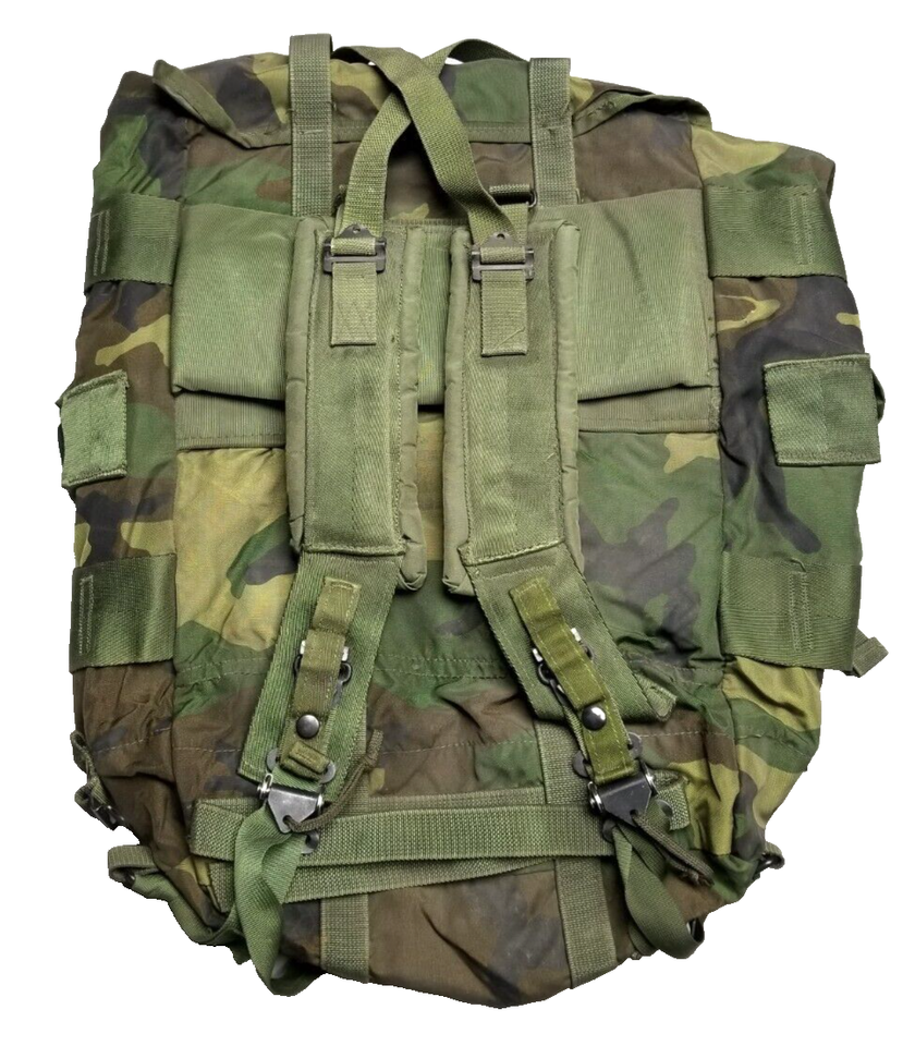 US Military Woodland Camo Alice Field Pack Radio Backpack Medium w ...