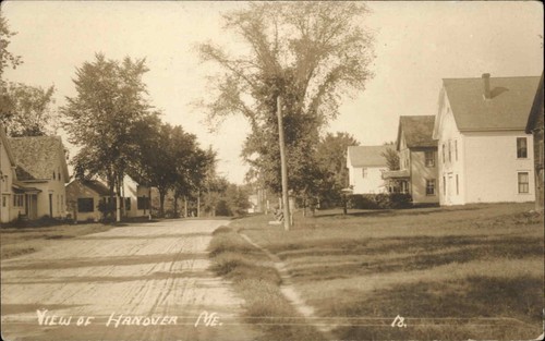 Hanover Maine ME Town View Real Photo Vintage Postcard | eBay