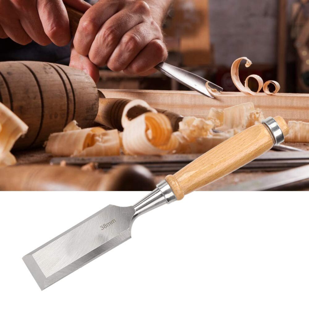 Silver 38mm Wood Chisel Tool Alloy Steel Woodworking Chisel Worker | eBay