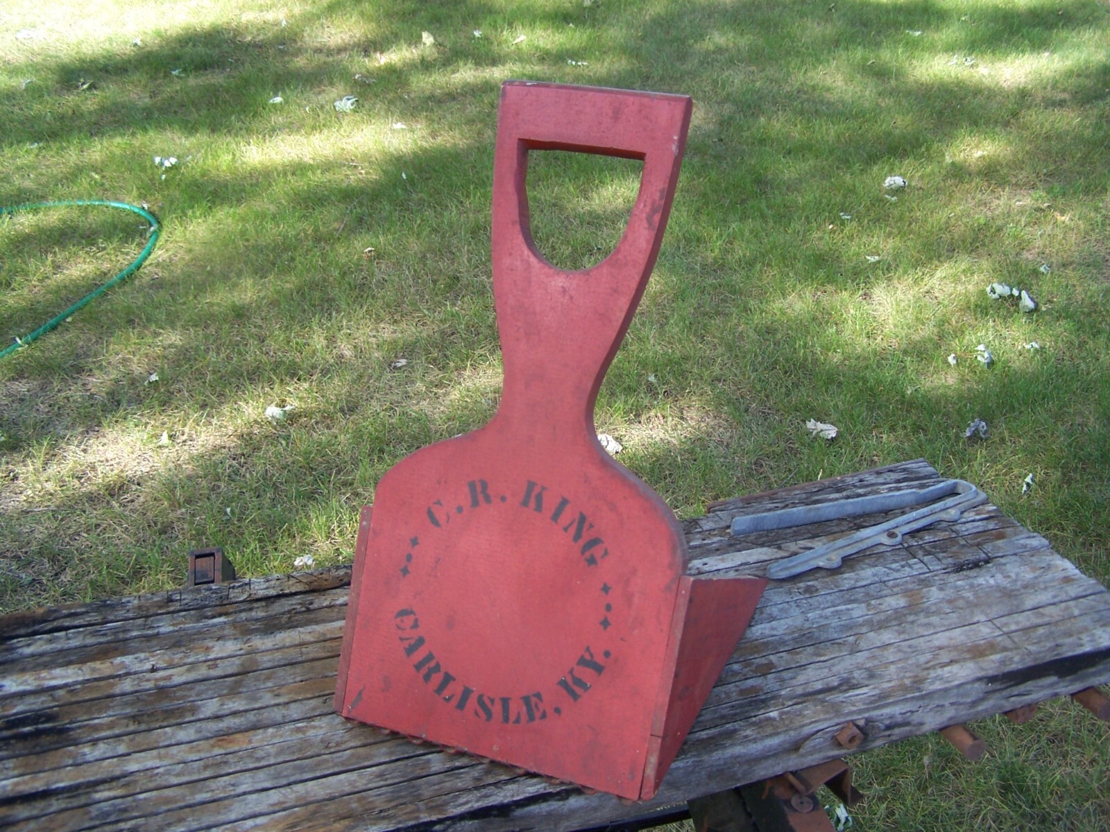 Antique CR King Carlisle Kentucky Scoop Bluegrass Primitive Seed ...