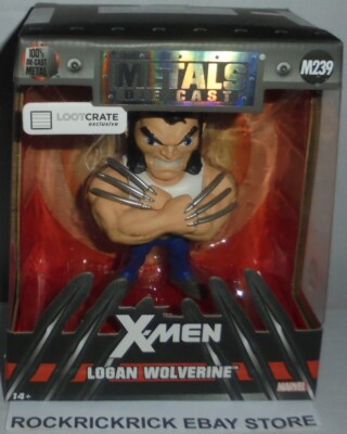 LOOT CRATE METALS DIE CAST X-MEN LOGAN WOLVERINE M239 BRAND NEW ...