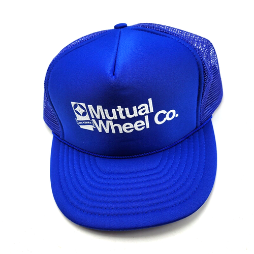 Mutual Wheel Company Truck Parts Hat Cap Blue Mesh Snapback Peoria ...