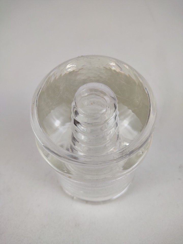 Vintage 1920s PYREX Glass Electrical Insulator CD 128 - Clear | eBay