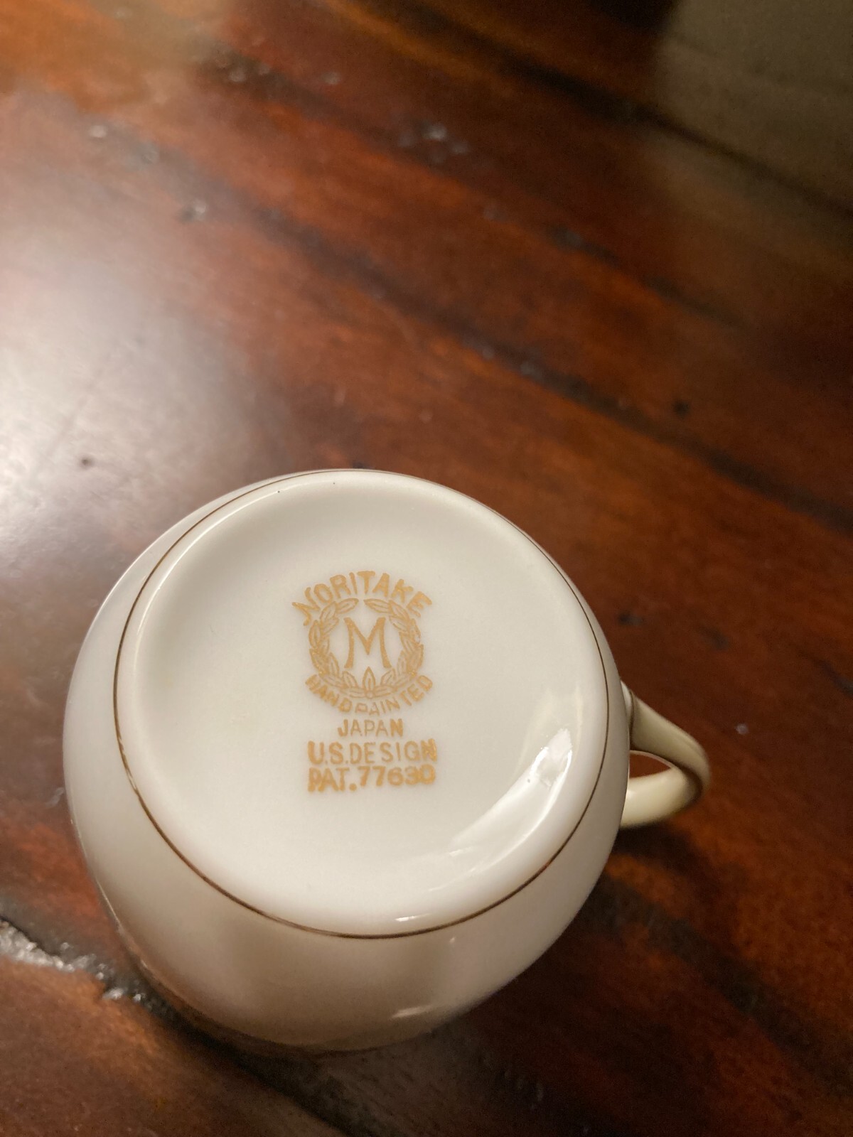 Noritake M Demitasse cup & saucer~Hand Paint Gilt Gold Encrusted ...