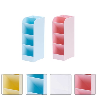 2pcs Tabletop Pen Holder Practical Pen Stand Box Rack for Home Office ...