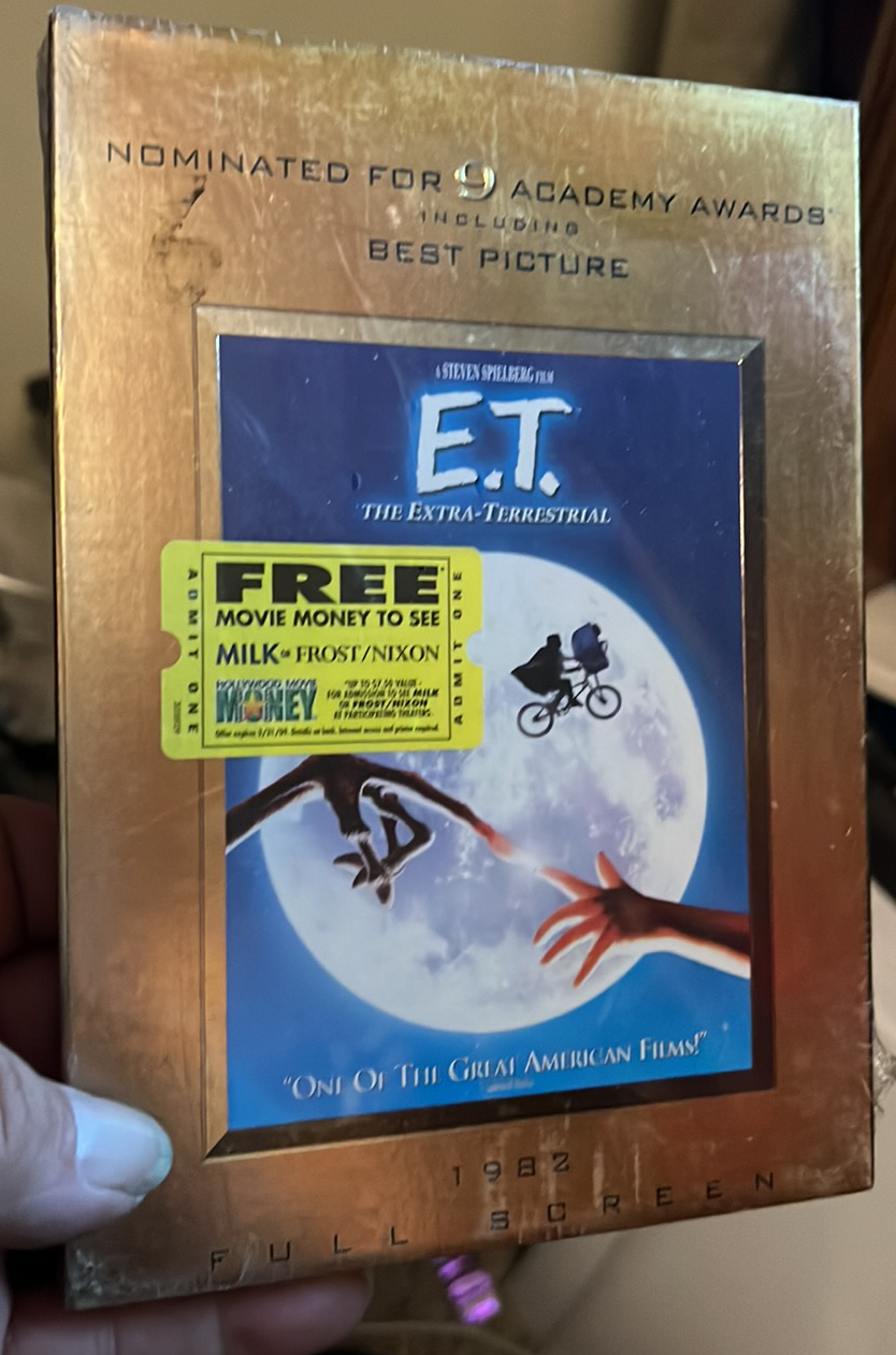 E.T. The Extra-Terrestrial (DVD, 2005, Single Disc Edition Full Screen ...