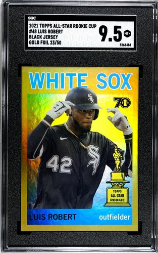 2021 Topps All Star Rookie Cup #48 Luis Robert Variation GOLD FOIL /50 ...