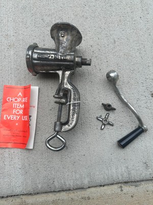 Vintage Chop-Rite #6 Meat Grinder – Cast Iron Clamp-On – Made in USA ...