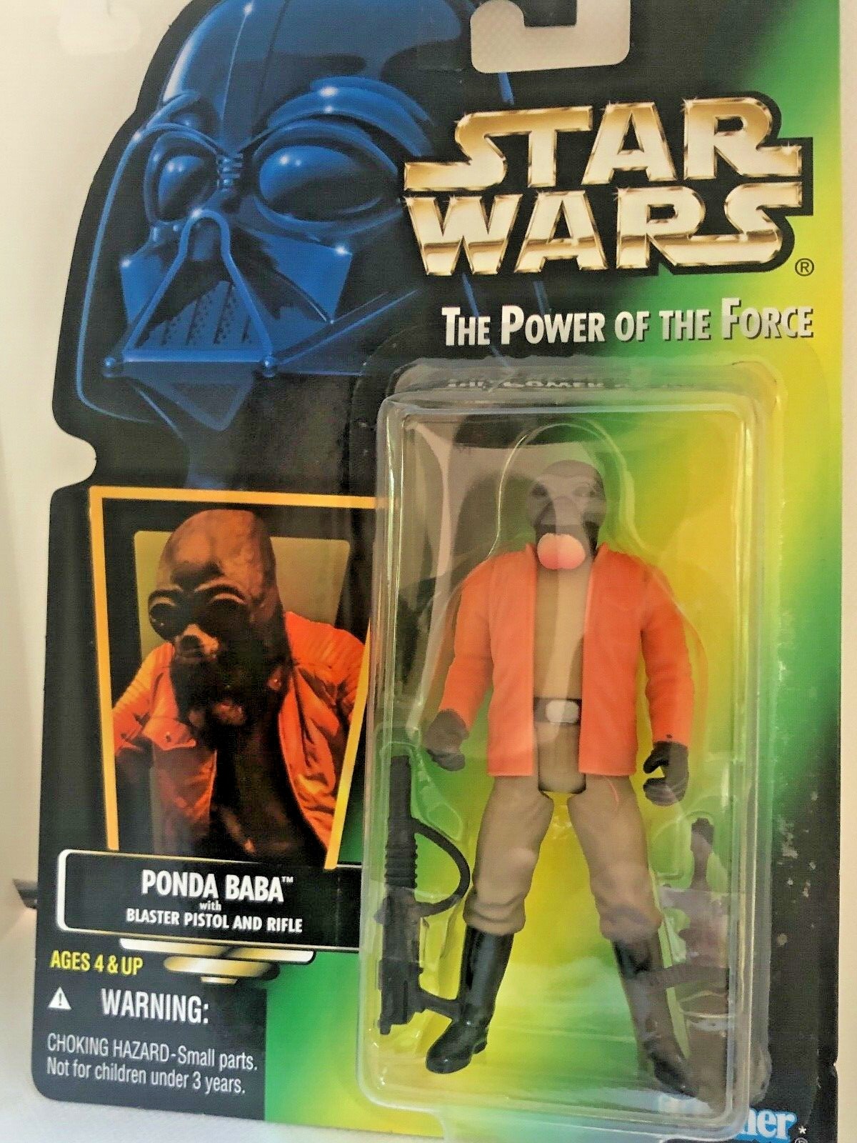 Star Wars Ponda Baba Power of The Force with Blaster Pistol Rifle ...