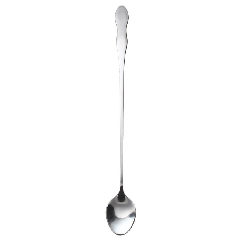 10" Stainless Steel Tableware Long Handle Scoop Teaspoon X5T5 | eBay