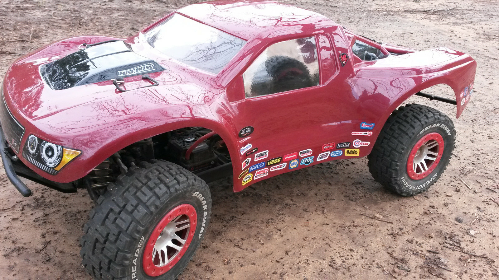 RC R/C car truck Racing decals stickers - 290pc set Drag Crawler slash ...