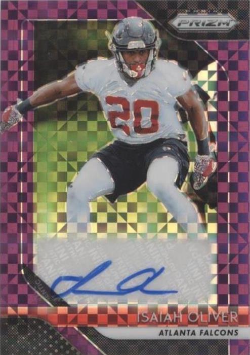 2018 Panini Prizm - Rookie Autographs Isaiah Oliver #RA-IO Purple Power ...