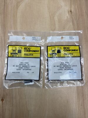 ECG 9363 / NTE9363 Digital IC HI Noise Immunity Logic Quad Output Lot ...