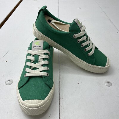 Cariuma Green Sneakers Lace Up Made Of Organic Raw Materials Womens ...