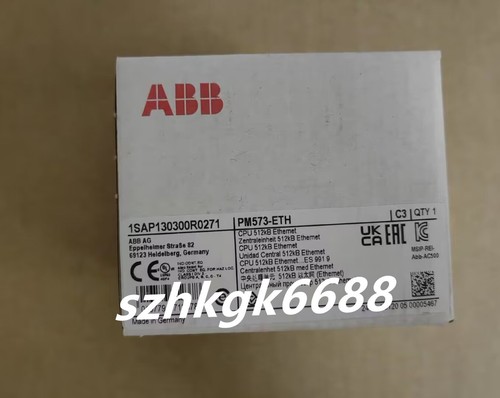 1PC PM573-ETH 1SAP130300R0271 ABB Analog Input and Output Module PM573 ...