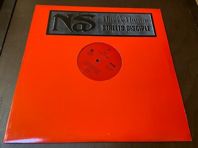 Nas~Thief's Theme~12" SINGLE~PROMO~NM~Rap Hip Hop Conscious~DJ Remix ...