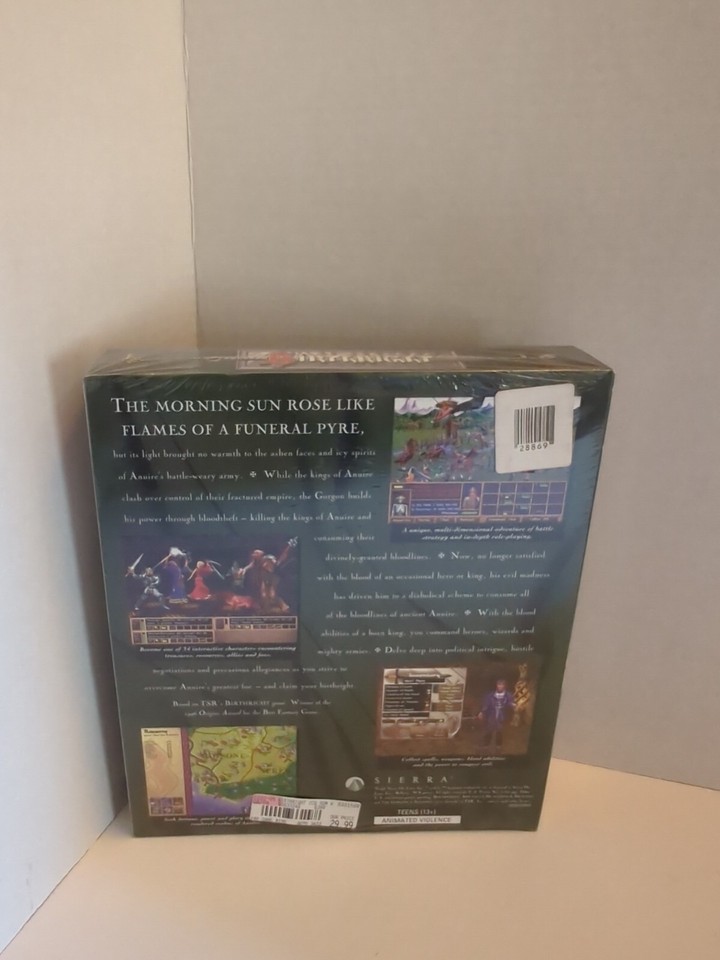 Advanced Dungeons & Dragons Birthright Gorgon's Alliance Big Box PC ...