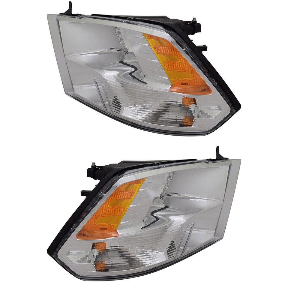 Pair Headlights Fits Ram 1500 Classic SLT ST Tradesman Crew 2021 2022 ...