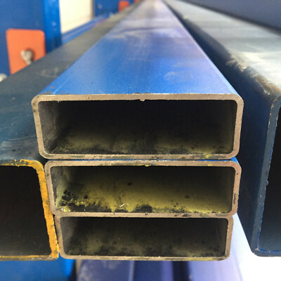 75 x 25 x 2 RHS Rectangular Box Section Steel 8 Metre Length | eBay ...
