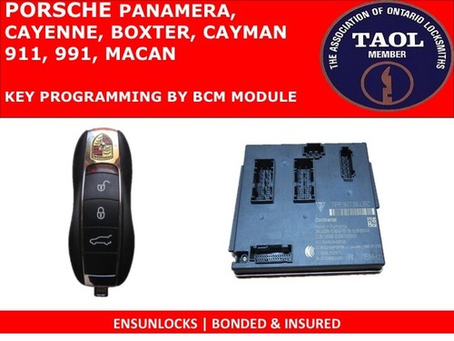 KEY PROGRAMMING FOR PORSCHE PANAMERA, CAYENNE, BOXTER, CAYMAN911, 991 ...