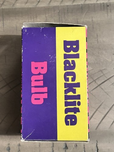 Vintage Standard Base 120 Volt Blacklite Light Bulb | eBay